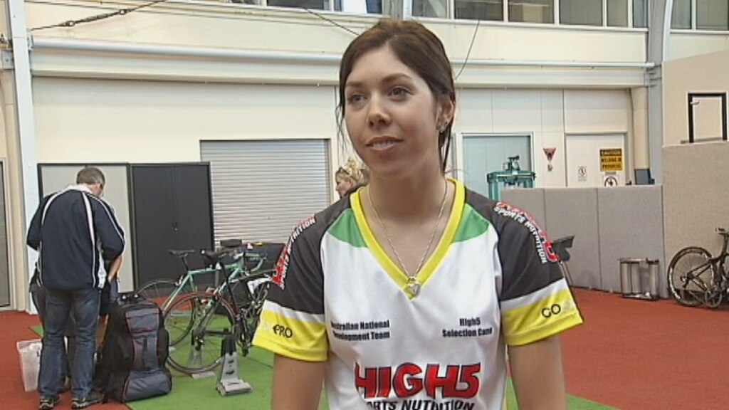 Olympic cyclist Georgia Baker stops race with heart scare - ABC Hobart