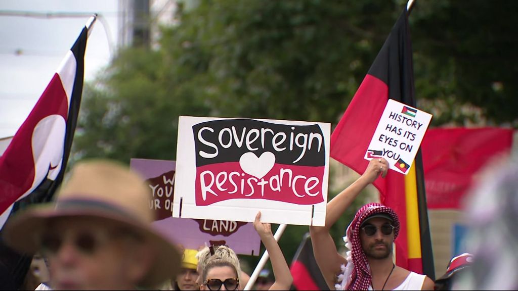 Invasion Day rallies take place across Australia's major cities - ABC News