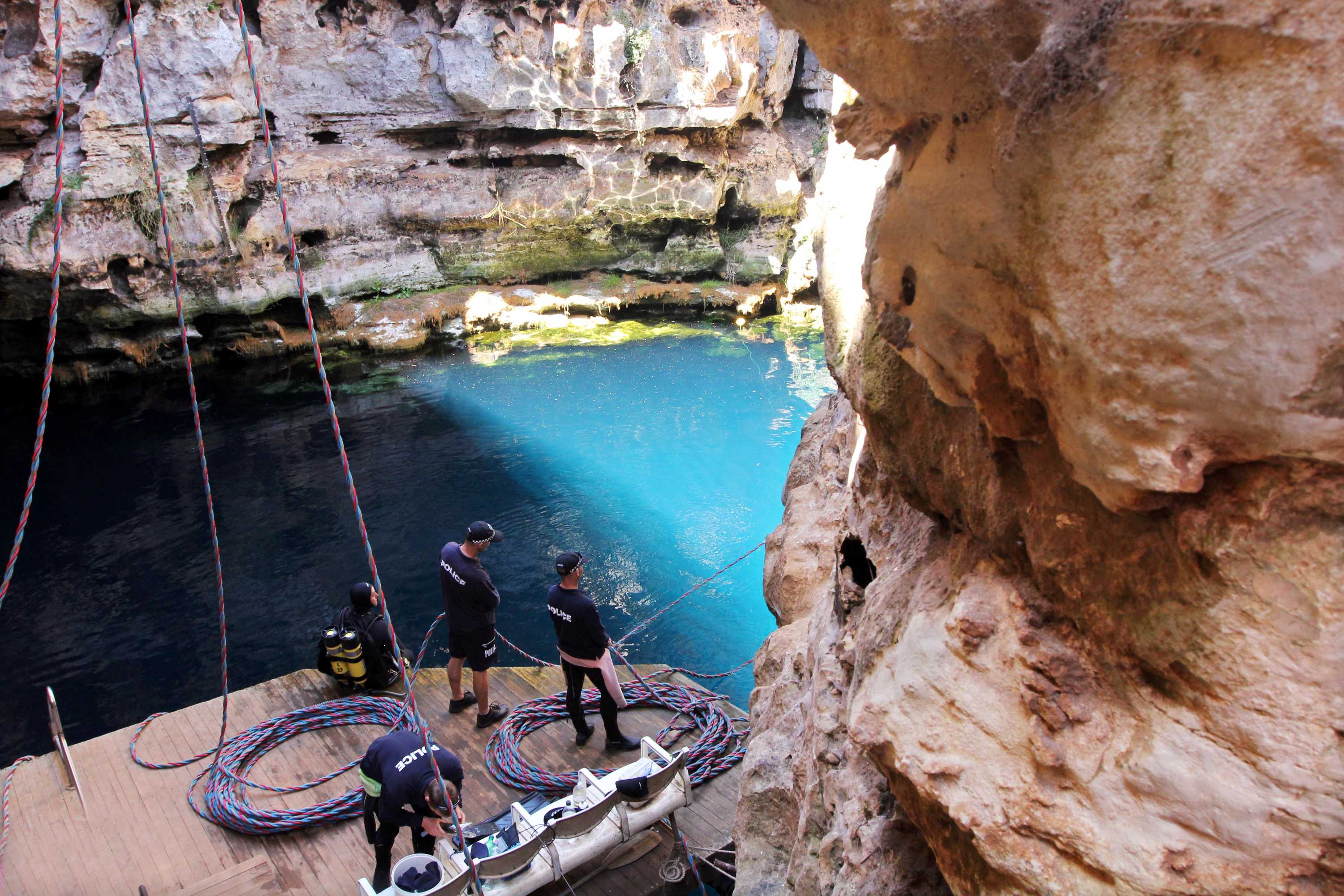 Limestone Coast's unique sinkholes a deep water training ground for ...
