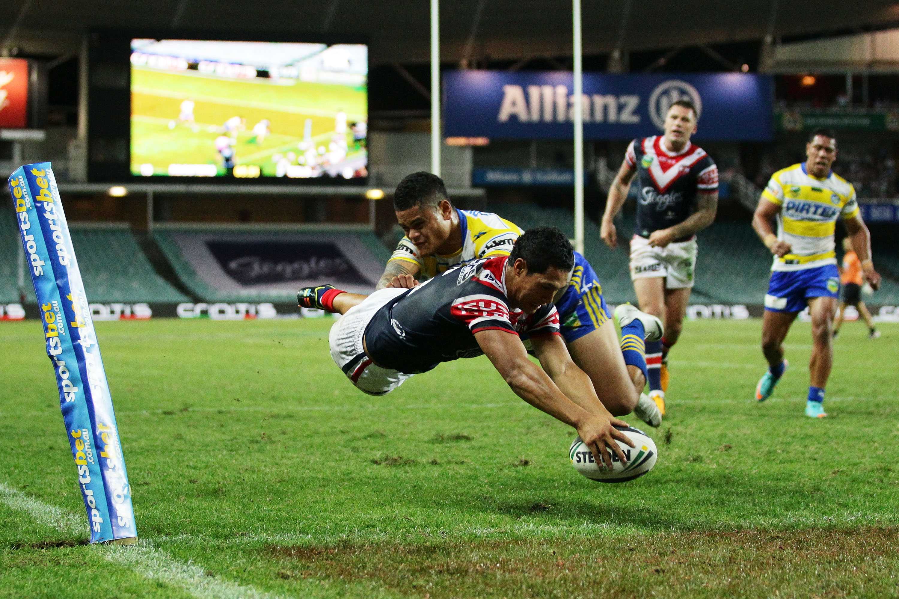 Roosters hit 50 against Eels - ABC News