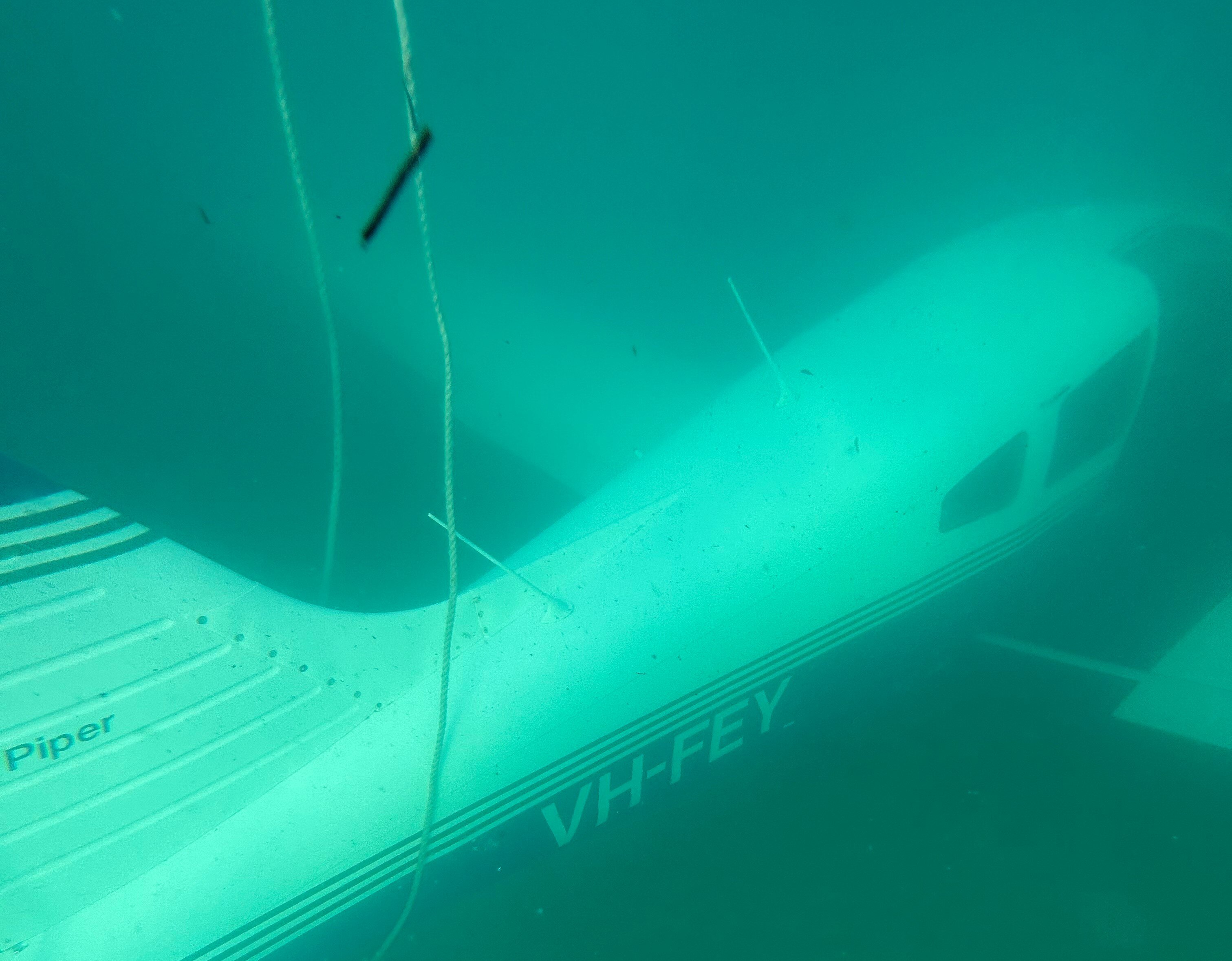 Two people make it to shore after light plane crashes into sea at ...