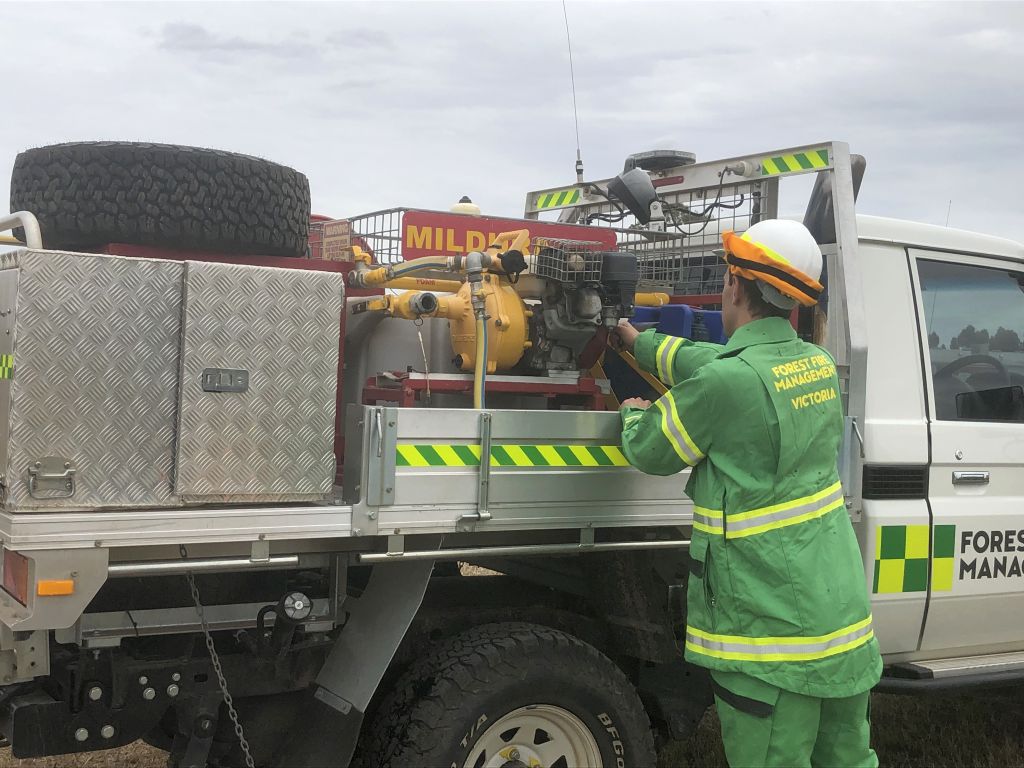 While parts of Victoria flood, seasonal firefighters train for ...