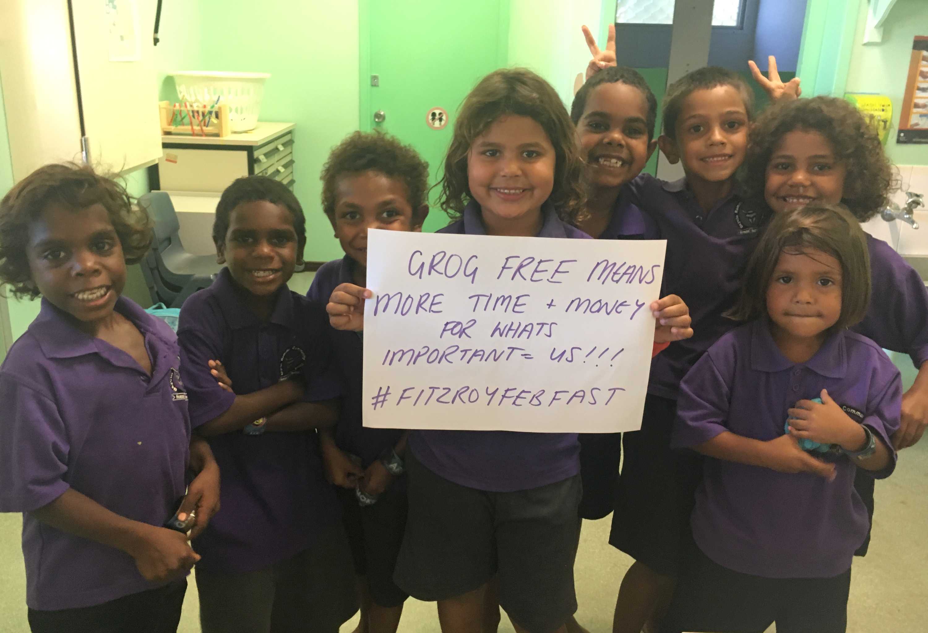 Remote Kimberley bush drinkers take the 'no grog' FebFast pledge - ABC News