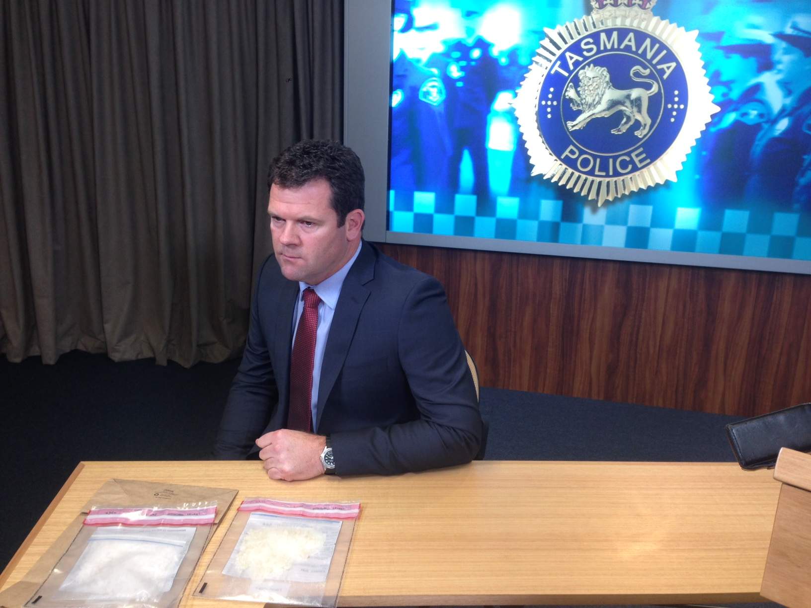 Three charged after Tasmanian police seize $120,000 worth of drugs in ...