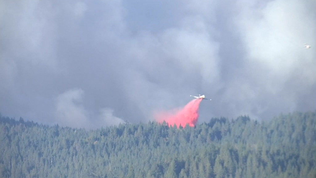 Firefighting planes show huge scale of wildfires - ABC News