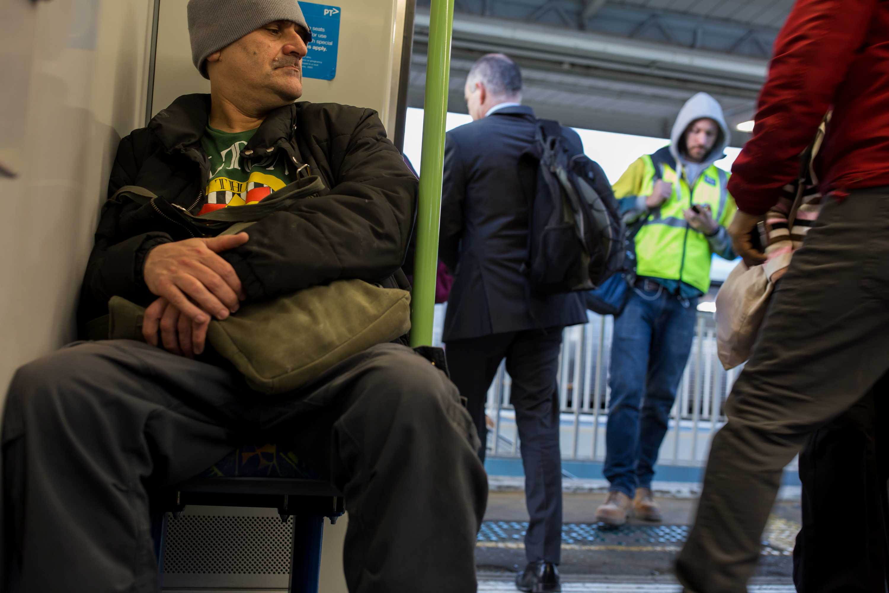 From sundown to sun-up: 12 hrs with a homeless man - ABC News