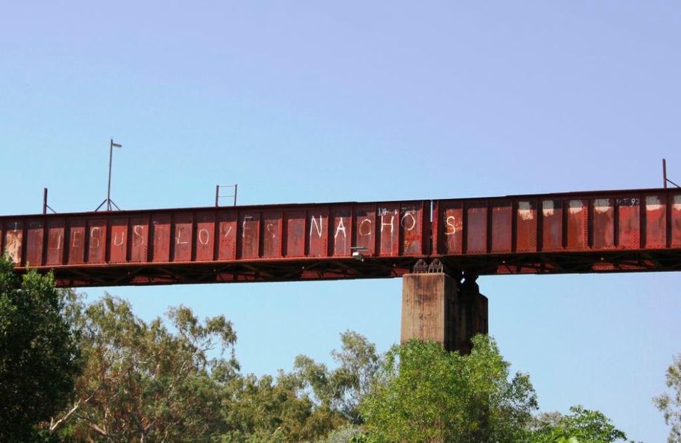 Katherine's famous 'Jesus loves nachos' graffiti officially trademarked ...