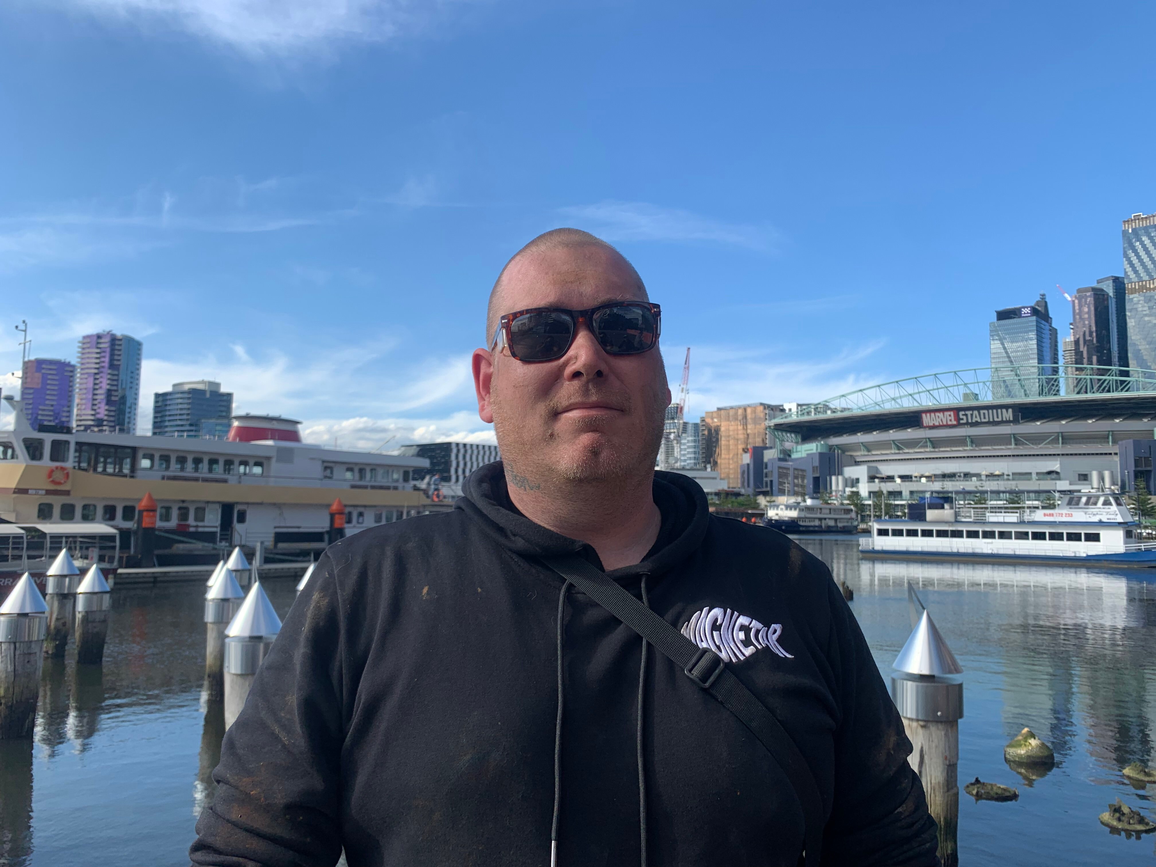 Jake fishes metal litter out of Melbourne's waterways with magnets. It ...