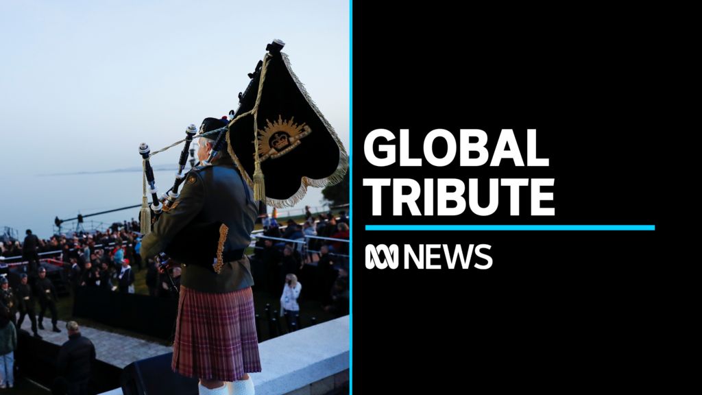 ANZAC Day commemorations held around the world - ABC News