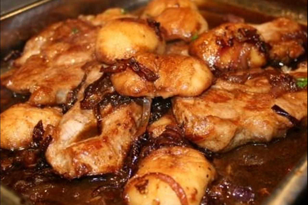 Pork with fresh pears - ABC News