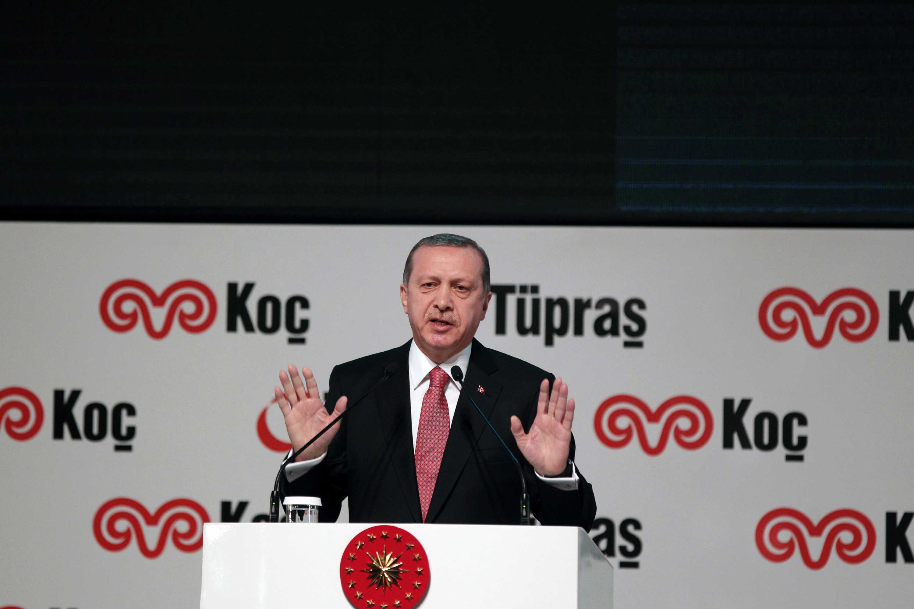 Turkish president Erdogan says media raids a response to 'dirty' plot ...