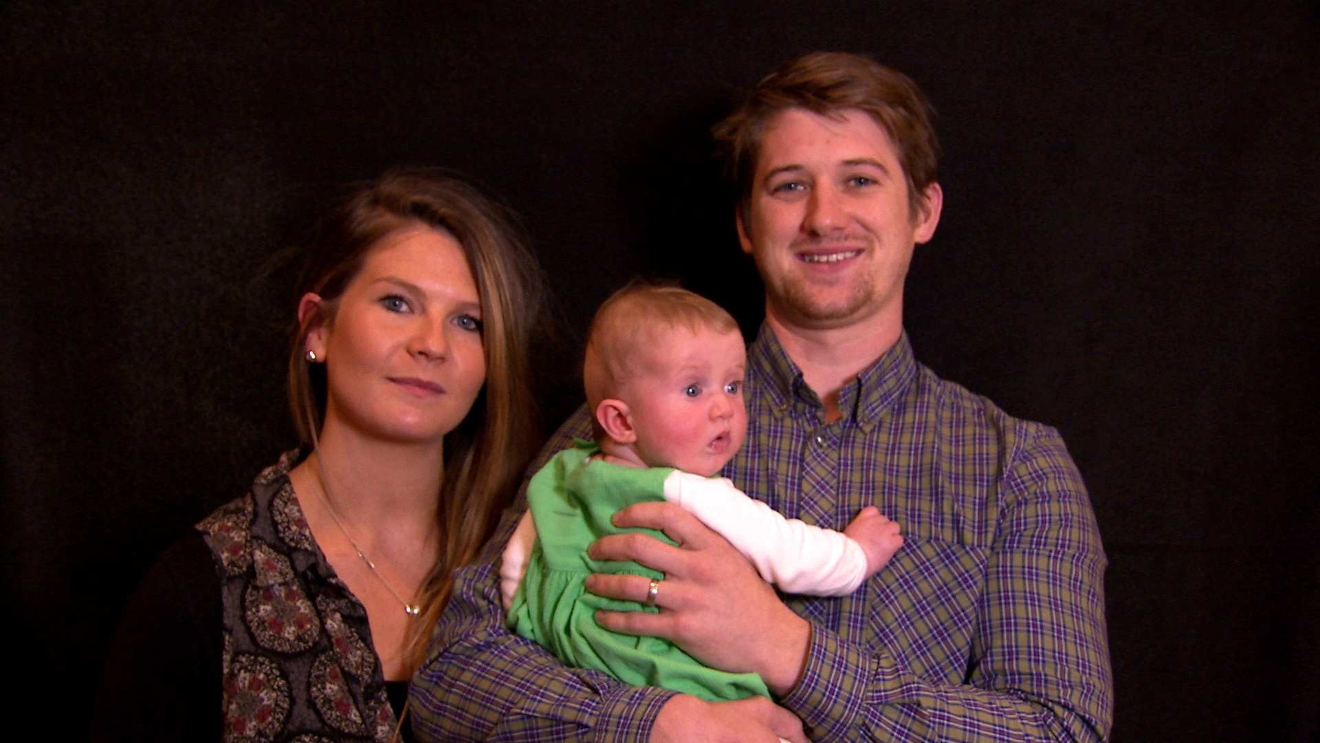 The young family: Millie, Ben & Daisy Robson - ABC News