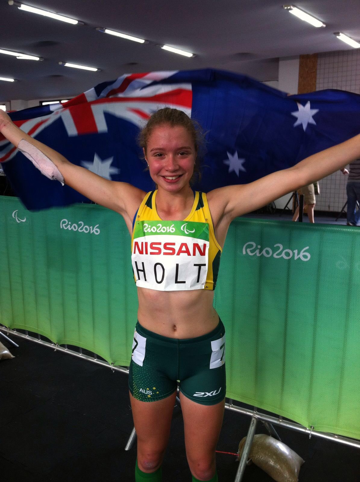 Isis Holt takes silver in 200m T35 as Zhou sets new world record - ABC News