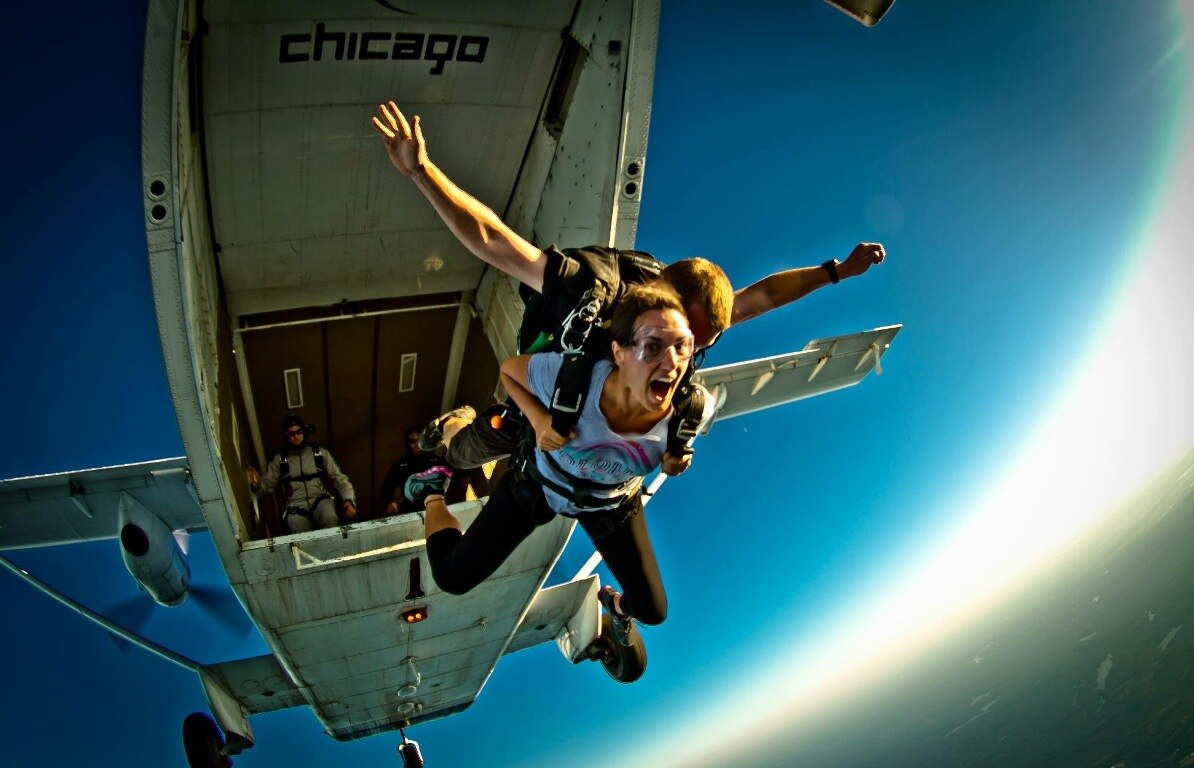 Head in the clouds: the psychology of jumping out of a plane 10,000 ...