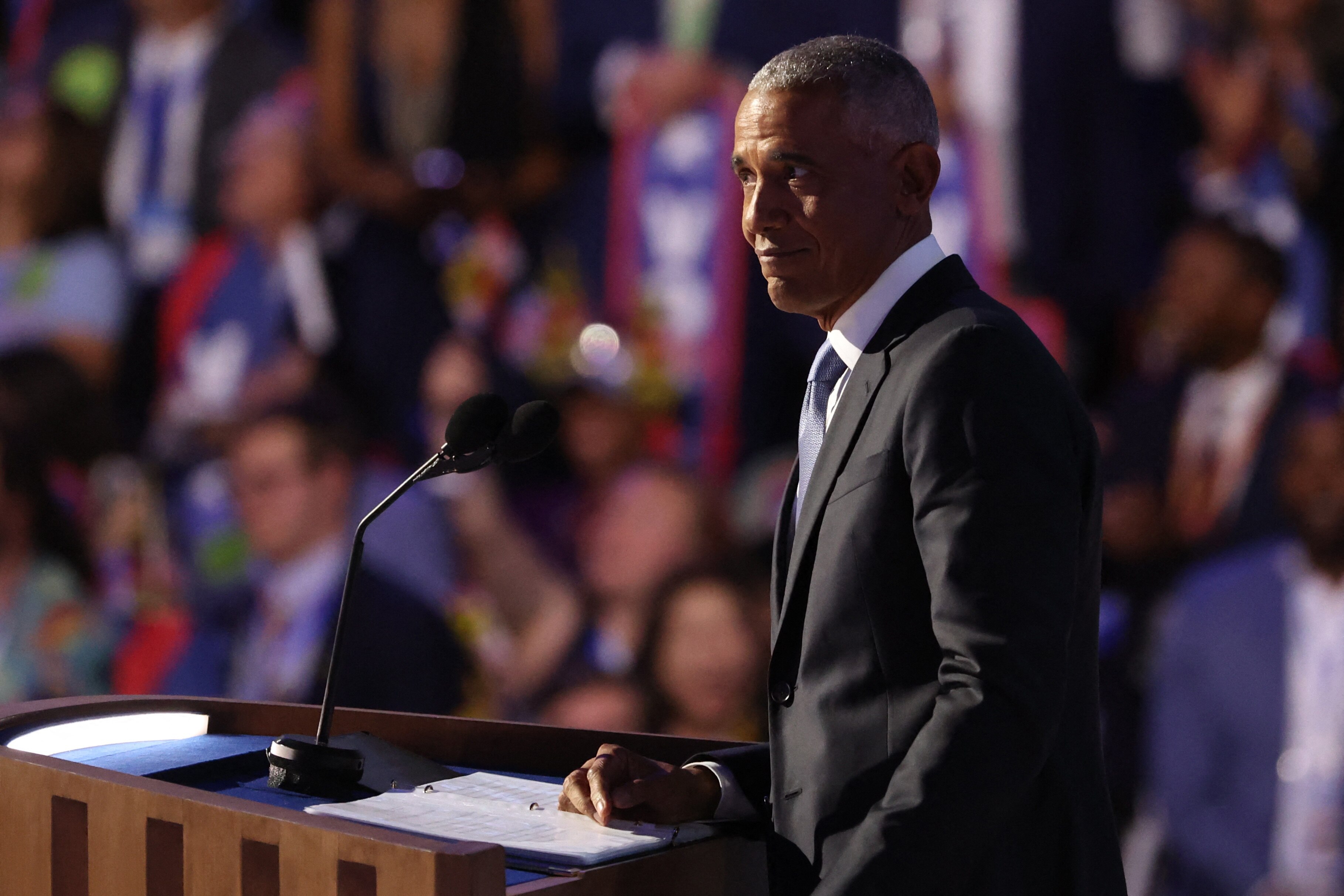 Obama speaks at Democratic National Convention - ABC listen