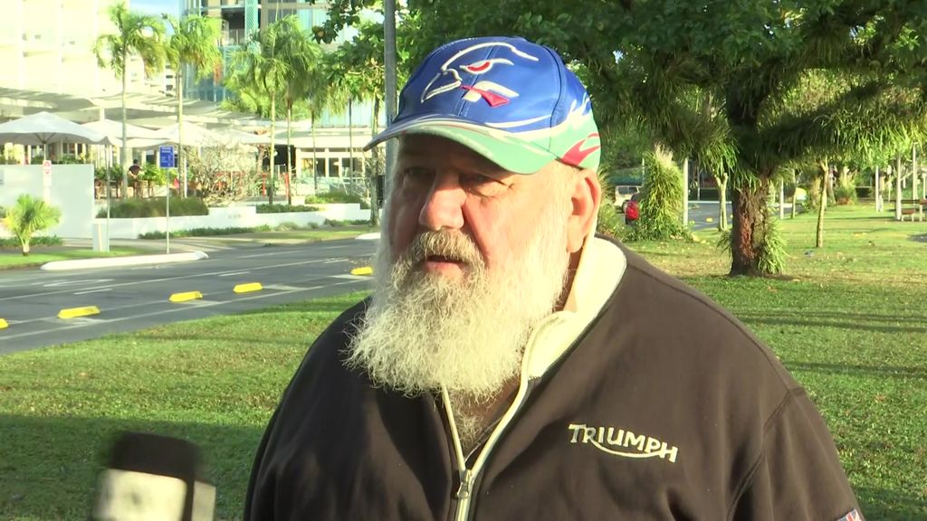 Wayne Leonard said he woke up to a loud bang - ABC News