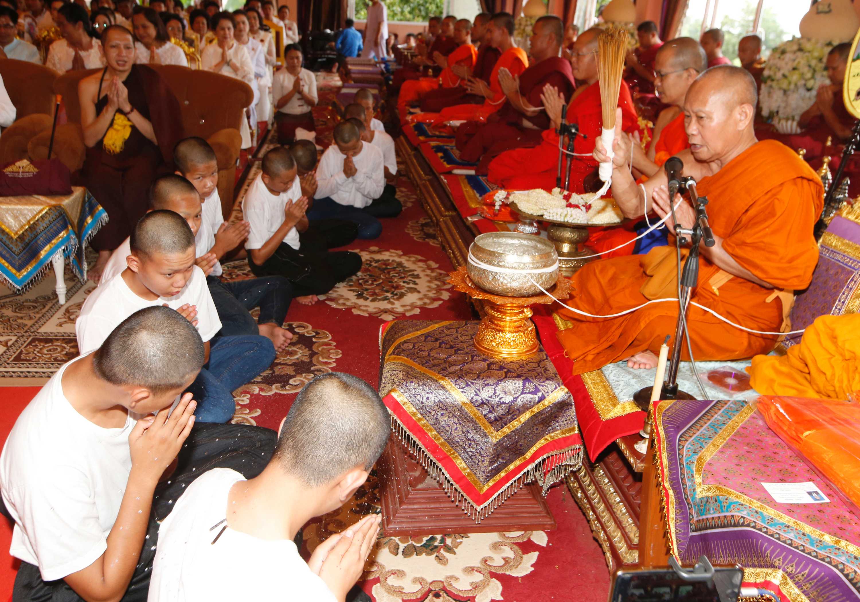 Thai cave rescue: Rescued boys complete time as novice Buddhist monks ...