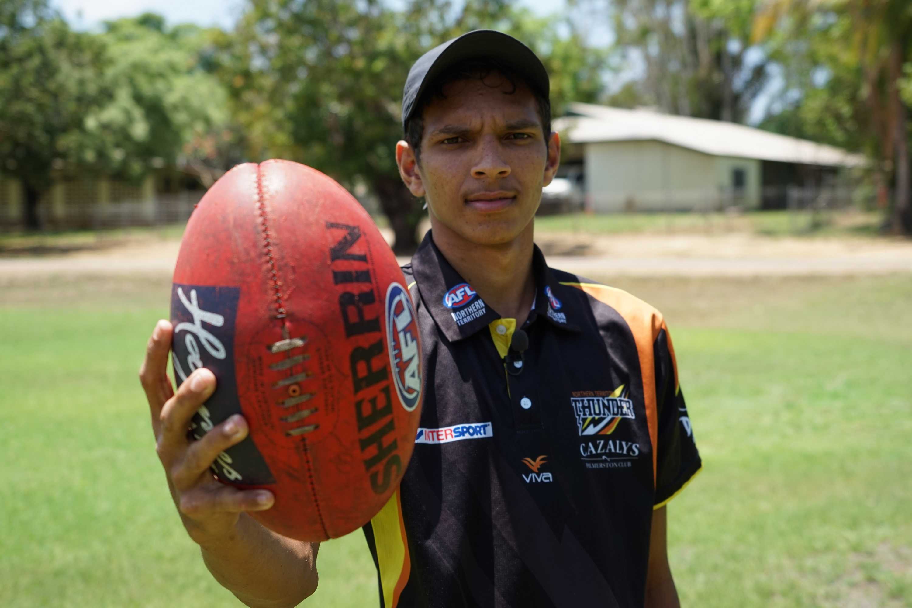 AFL draft prospect hopes to represent remote NT Aboriginal community on ...