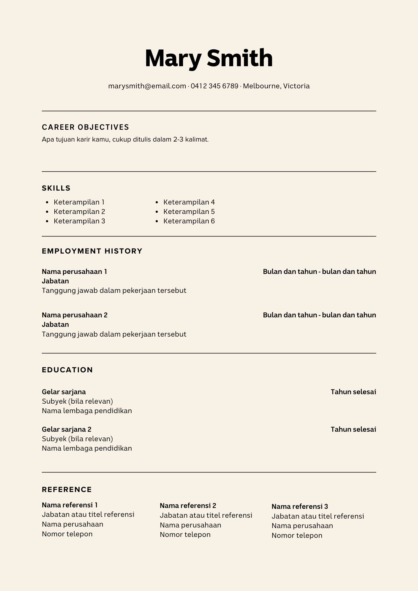 Sederhana Tapi Jelas, Ini Tips Menulis Resume Untuk Melamar Kerja di ...