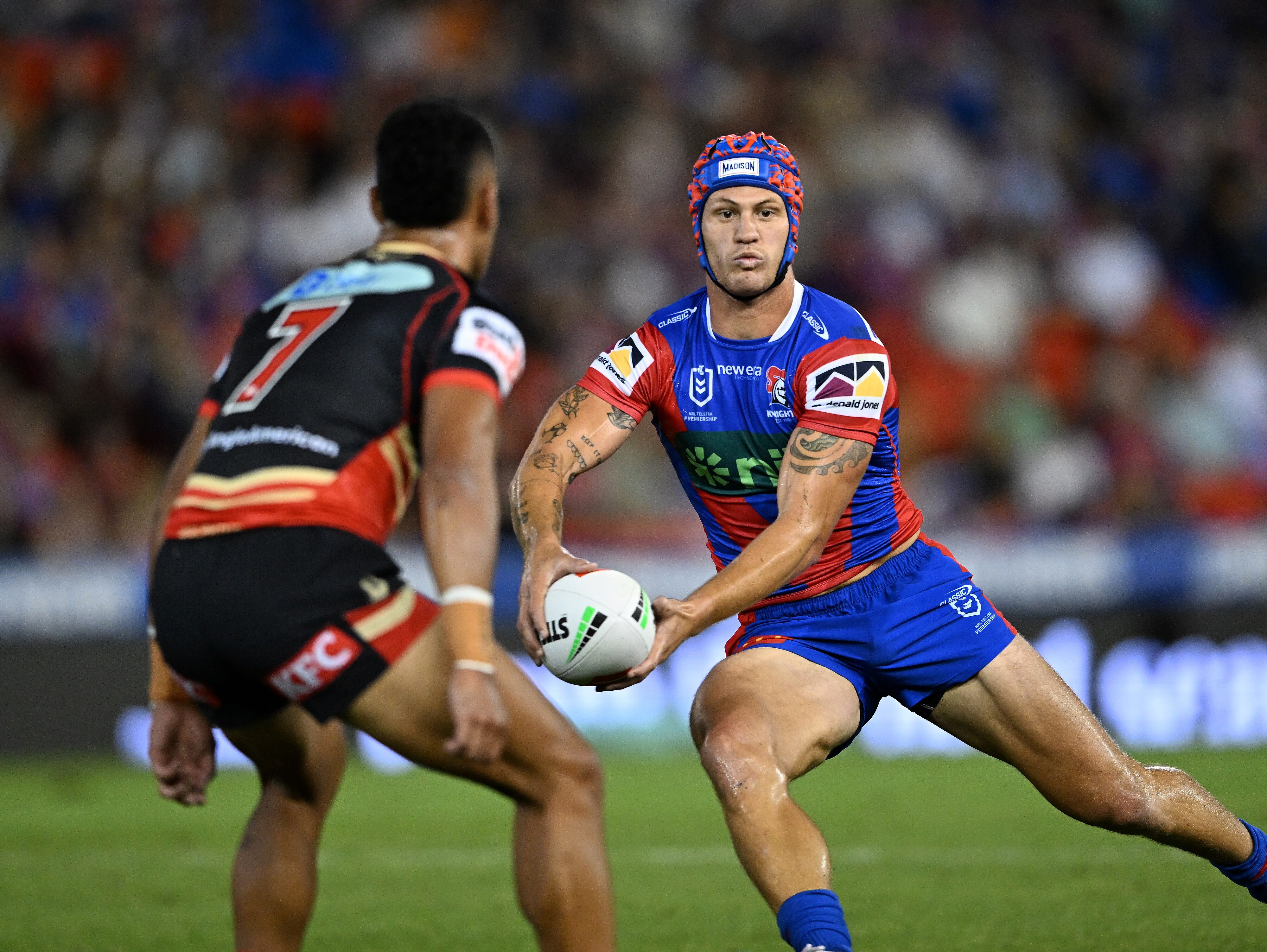 Kalyn Ponga shines again as Newcastle down Dolphins 26-12 - ABC News