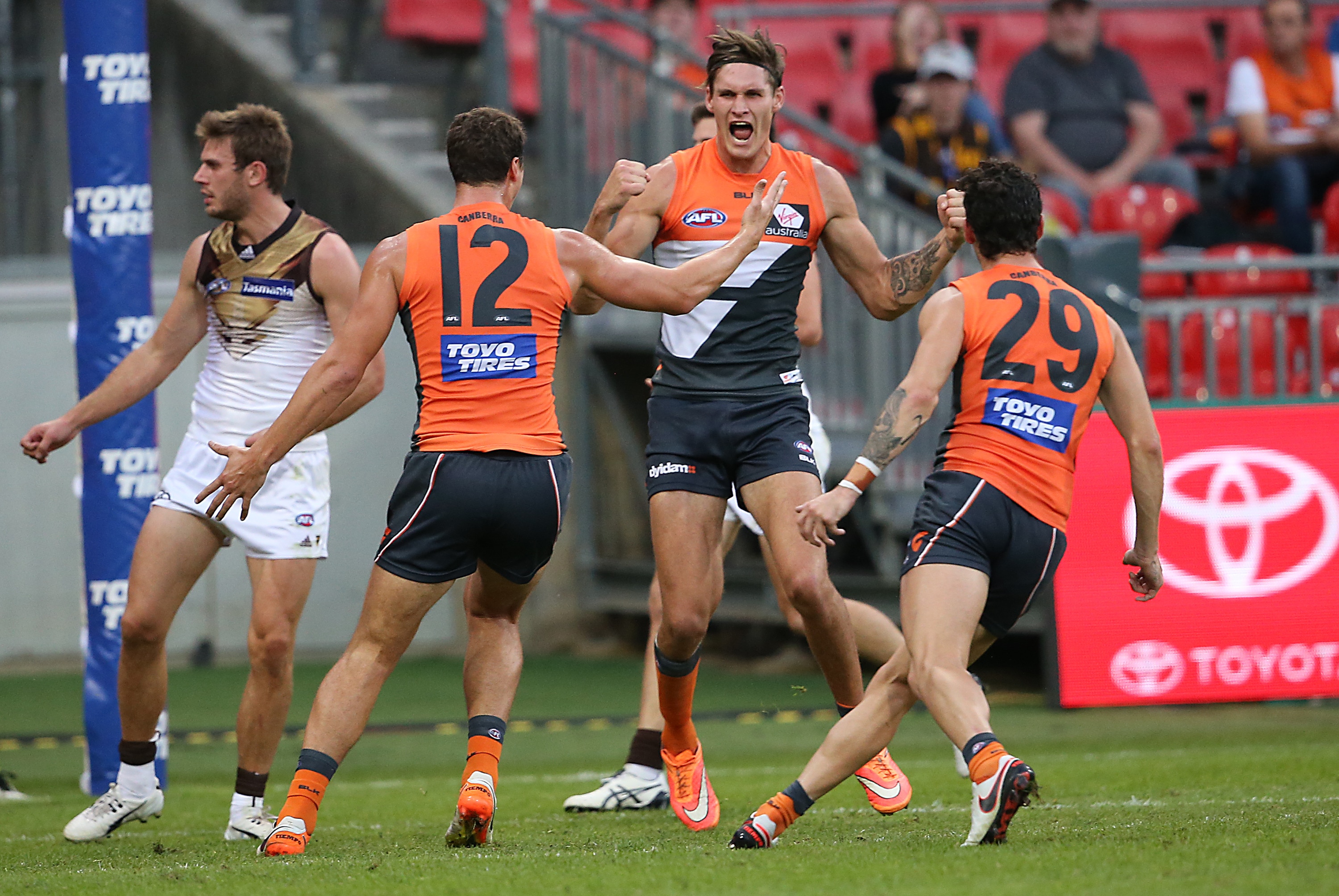 Hawthorn's thumping by GWS reveals chinks in armour of AFL reigning ...