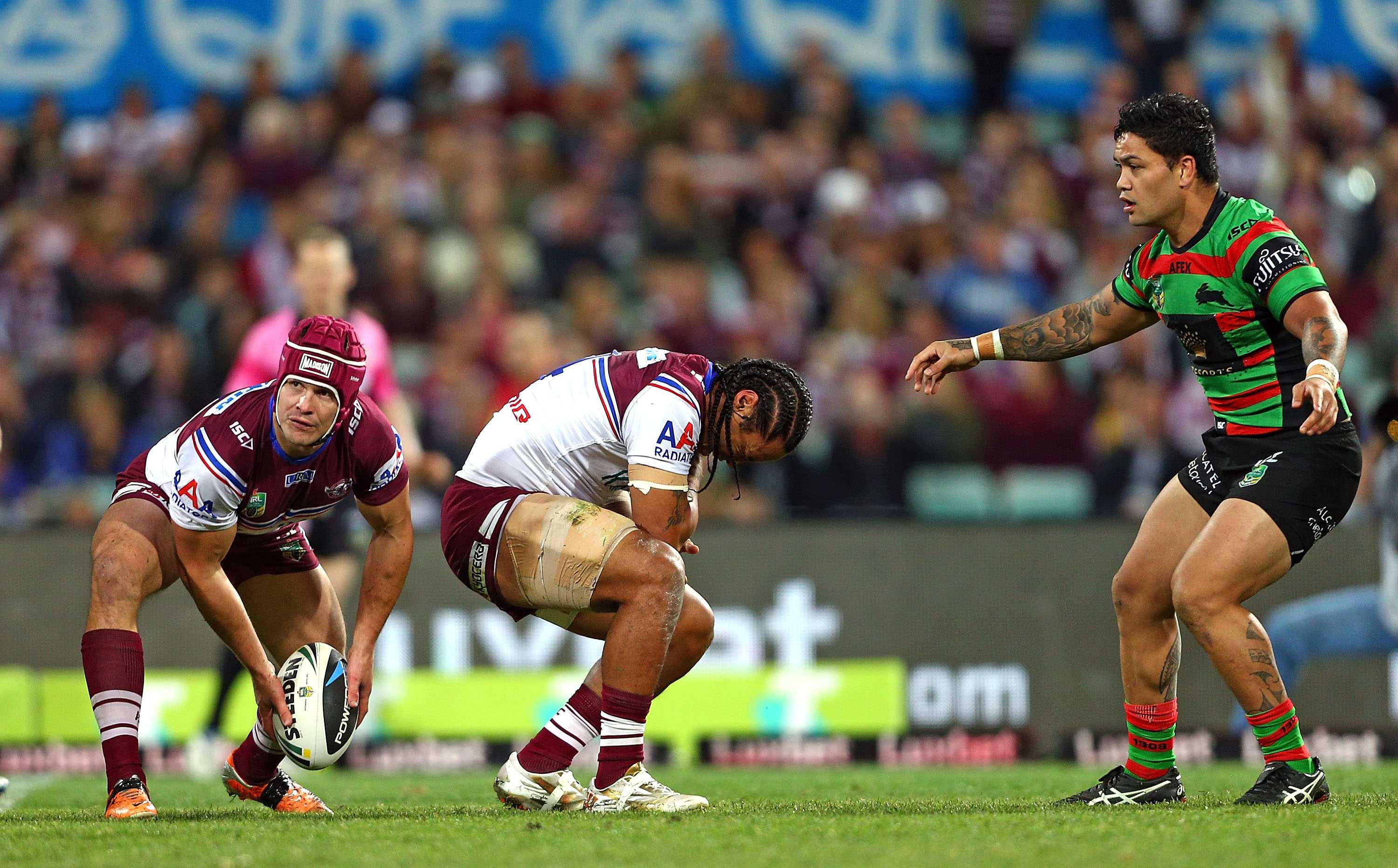 Manly's Steve Matai warns Rabbitohs prop George Burgess to watch his ...