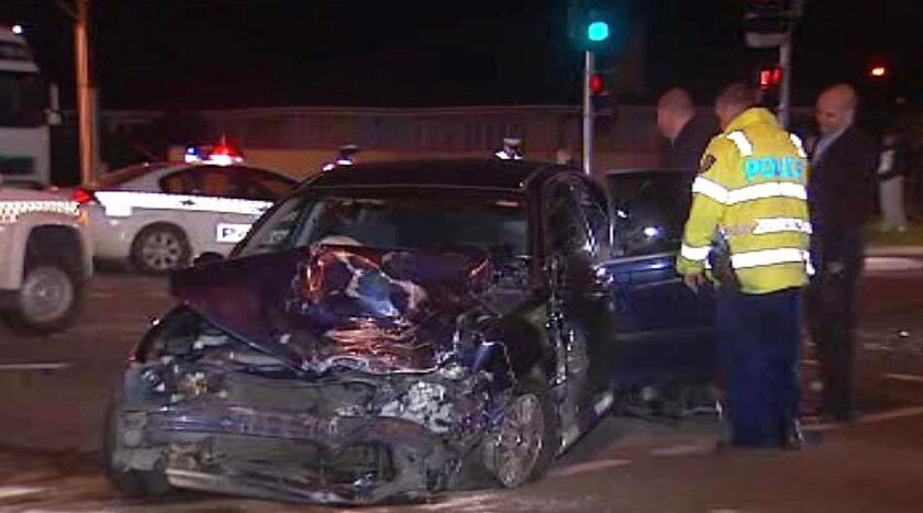 Robberies and car-jacking end in crash - ABC News