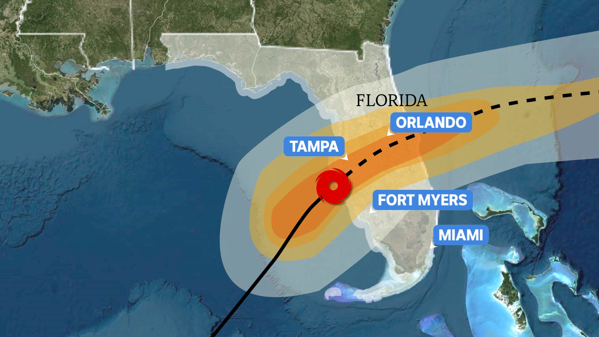 Unconfirmed number of deaths as Hurricane Milton crosses Florida ...