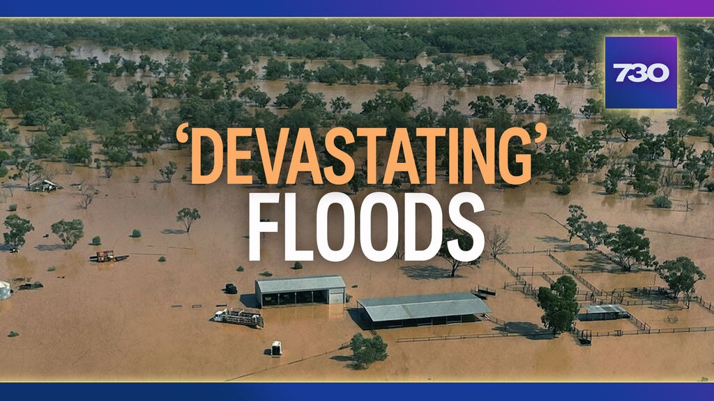 7.30: Farms and livelihoods destroyed by flooding in outback Queensland ...