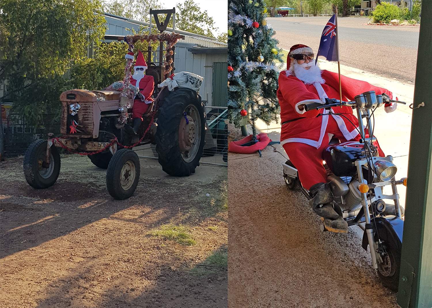 Outback Queensland's Christmas competition caused a run on red Santa ...
