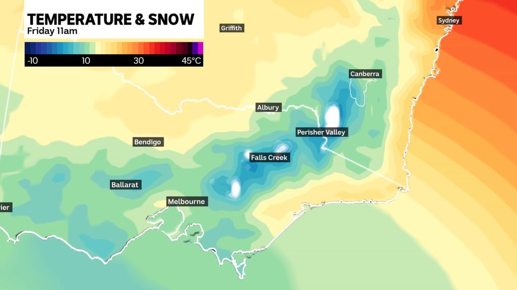 Model predicts snow for alpine regions - ABC News