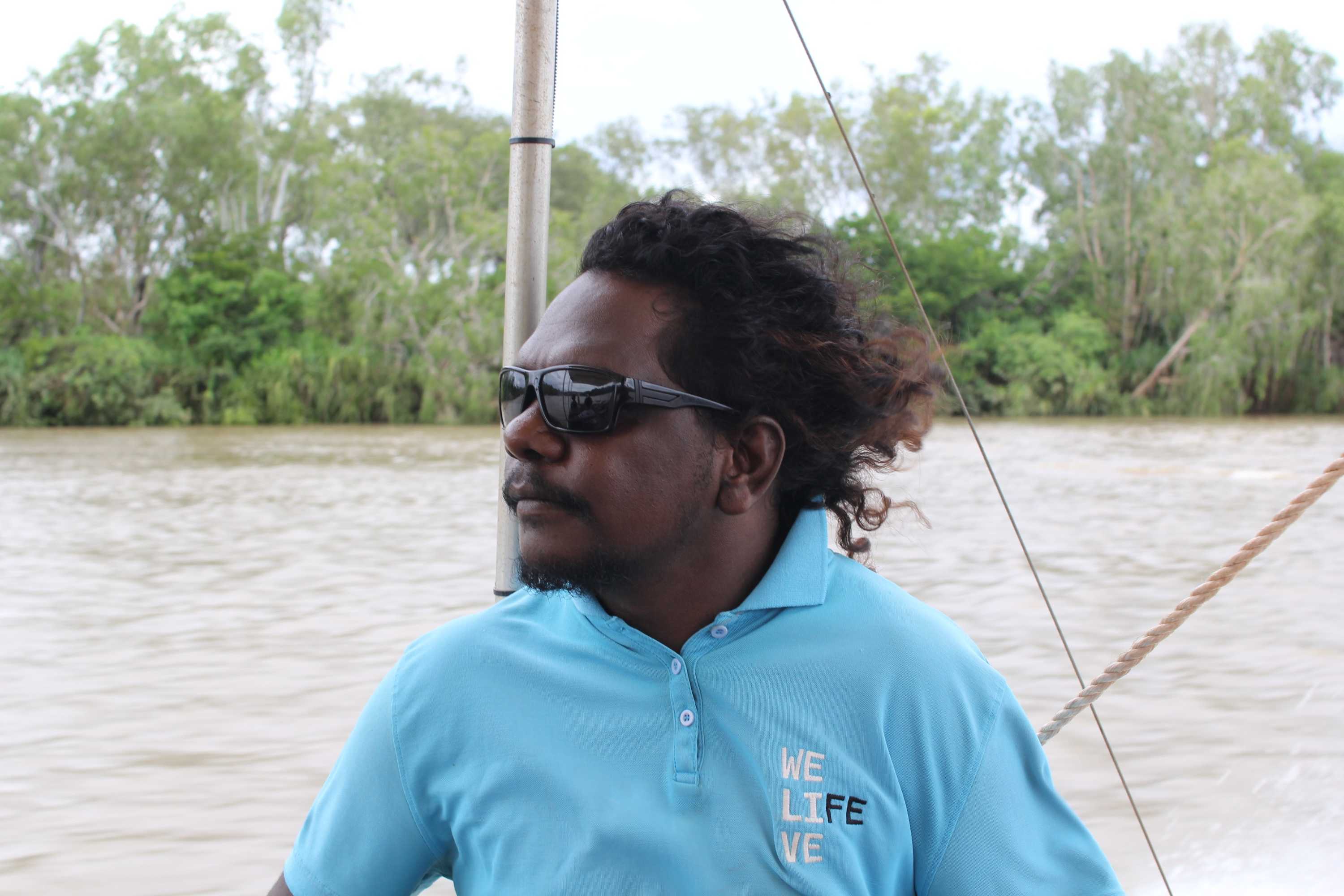 People, food and freight travel along the Roper River during wet season ...