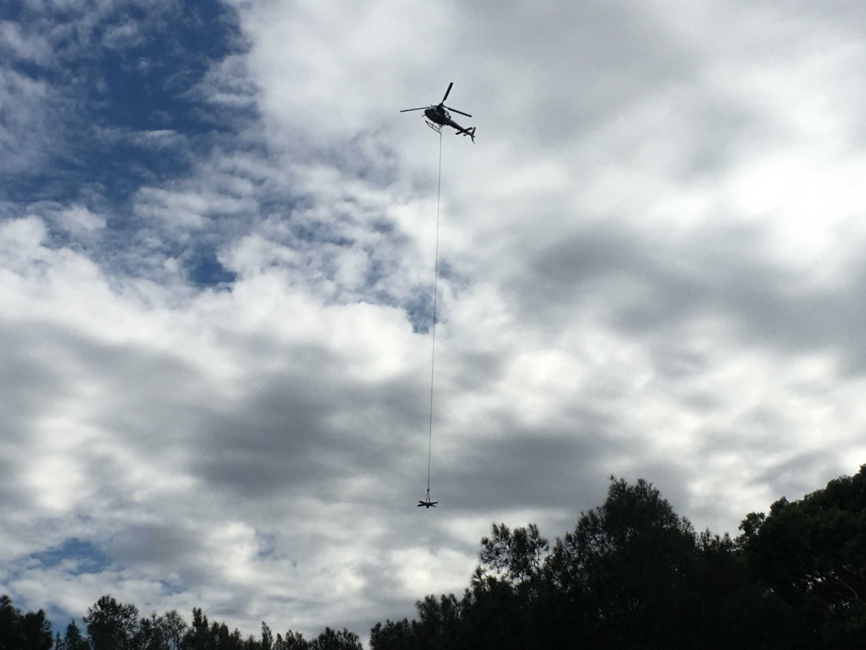 REX plane propeller that fell off mid-flight winched out of Revesby ...