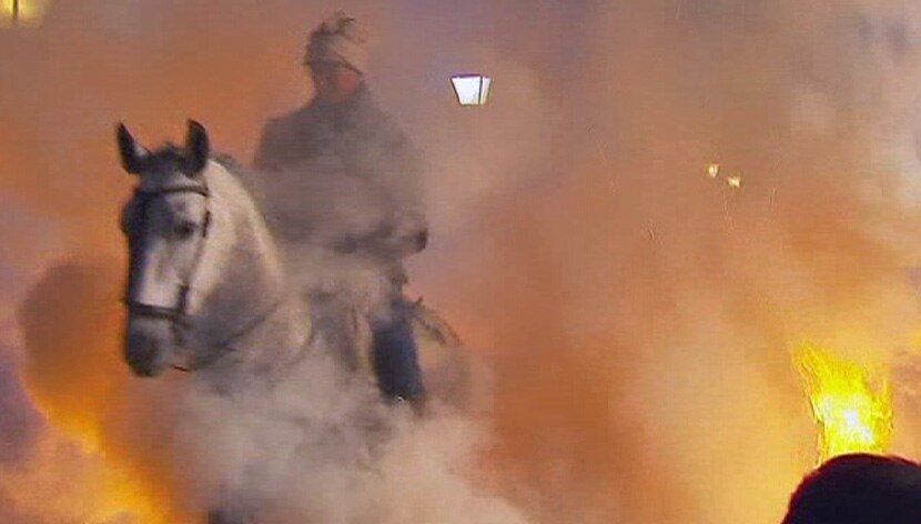 Riding through fire - ABC News