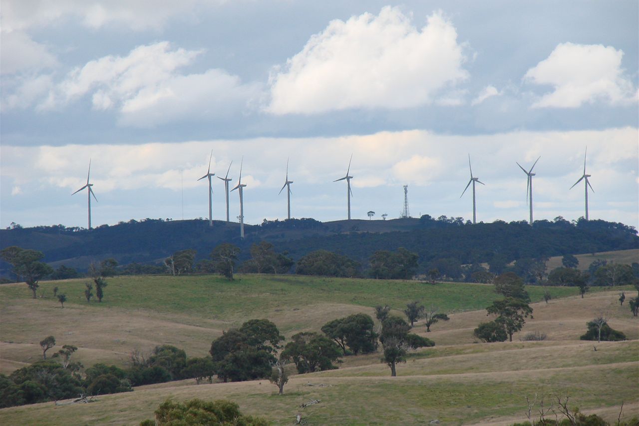 Wind farm opens the gate to curious residents - ABC News