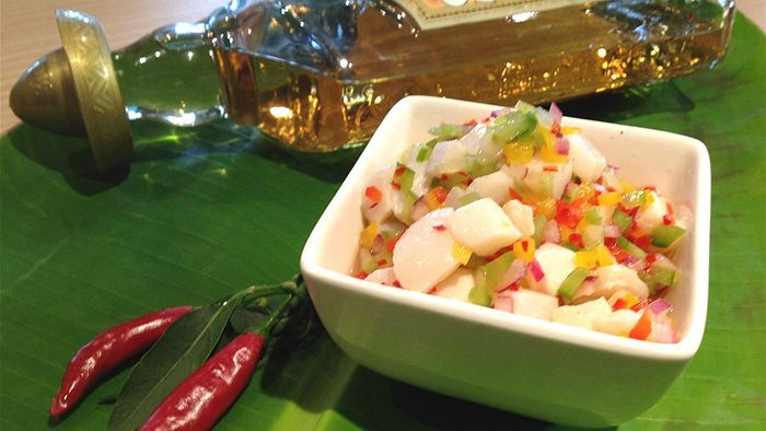Mexican Tequila Ceviche of Scallops - ABC Everyday