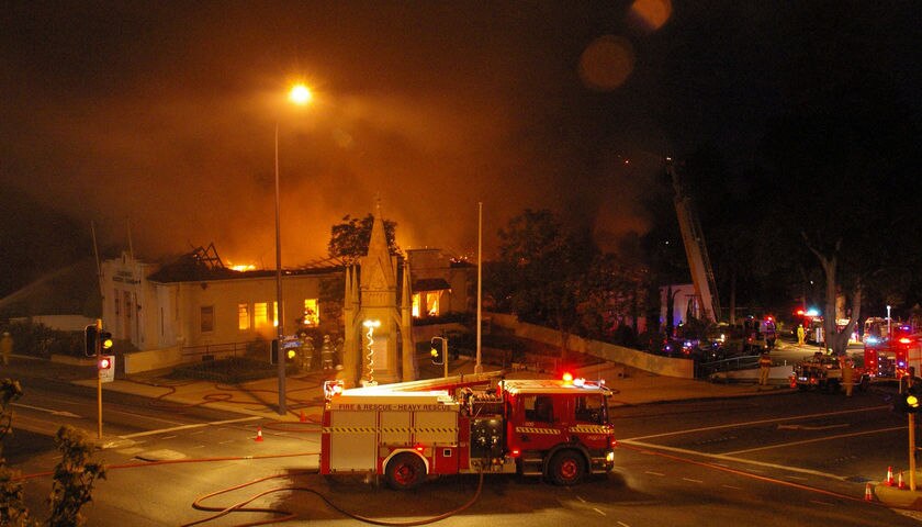 Fire guts Claremont council and library - ABC News