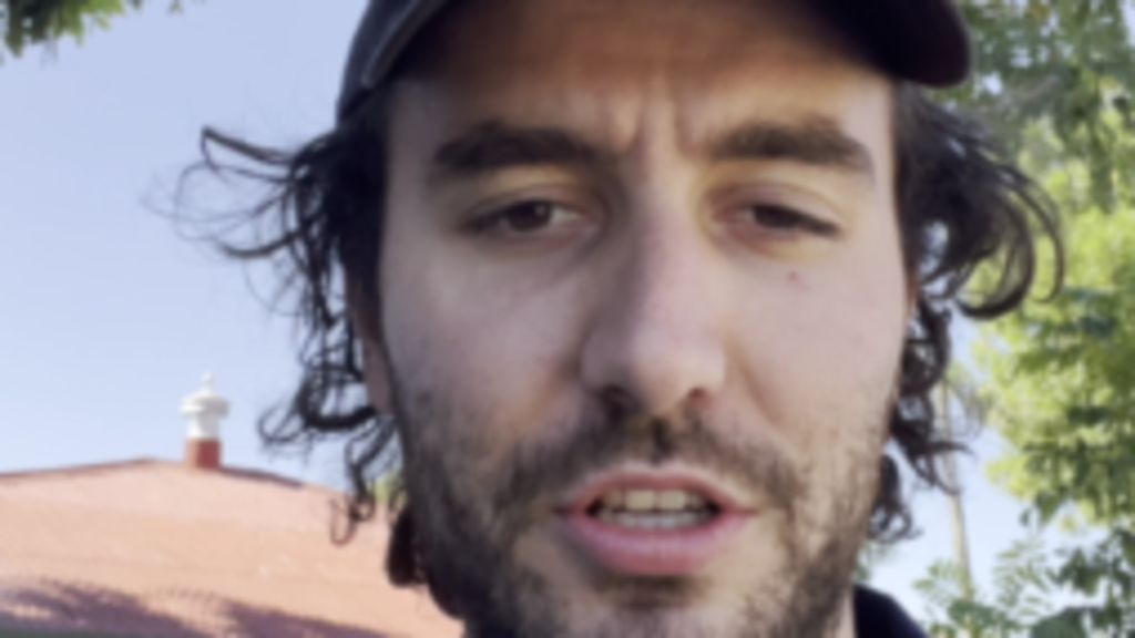 Solomon Jones describing his waste bin project - ABC News