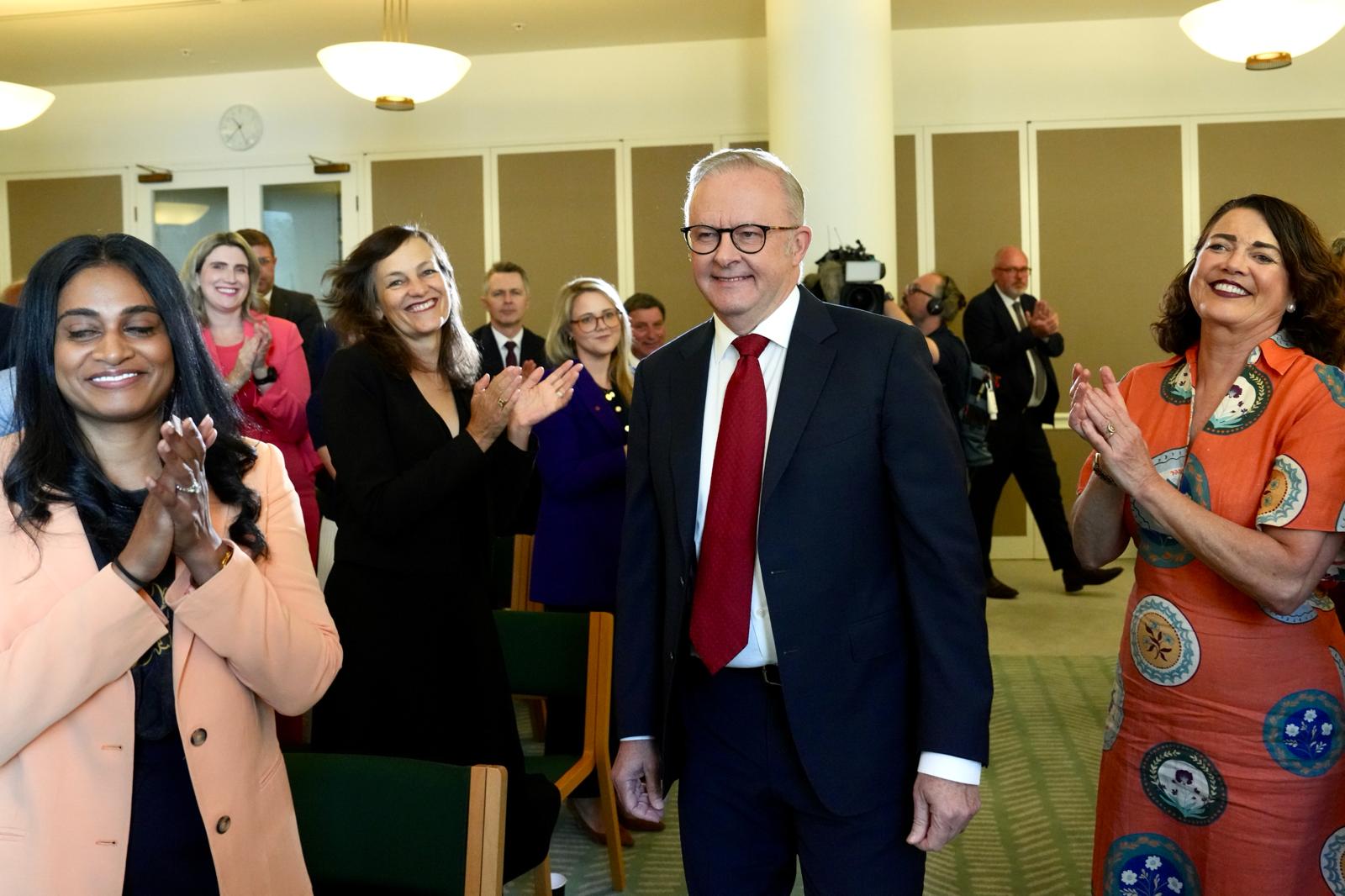 Federal politics live: Albanese likens 'bizarre' Liberal, National ...