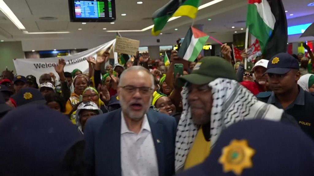 South Africa's expelled ambassador to US returns home - ABC News