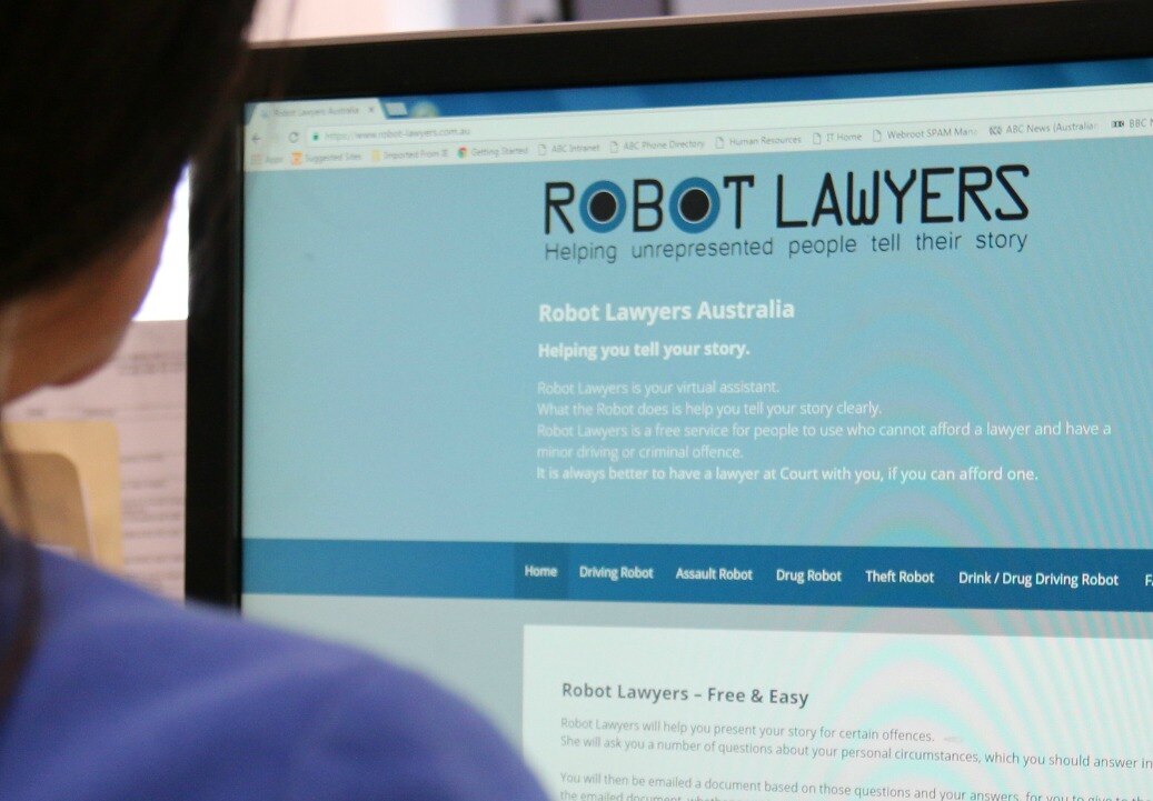 Robot lawyer designed to help unrepresented people state their case in ...