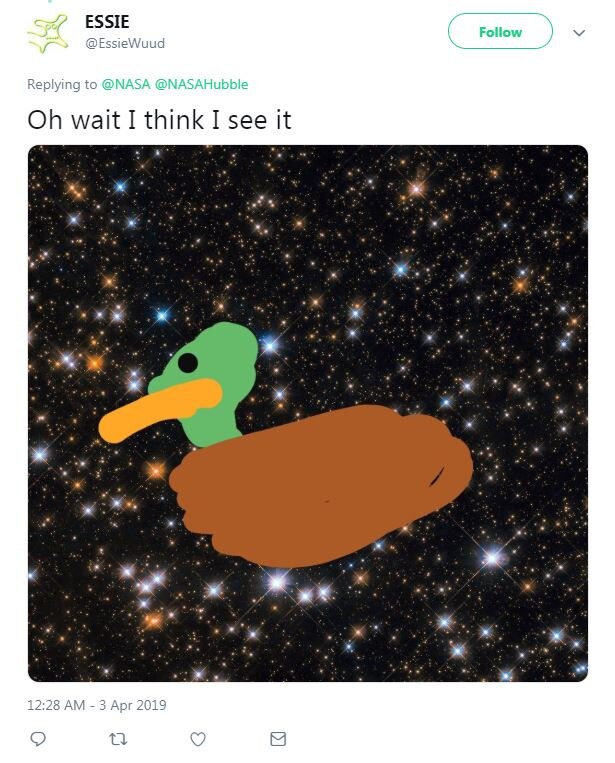 NASA releases photo of Wild Duck Cluster but social media users ...