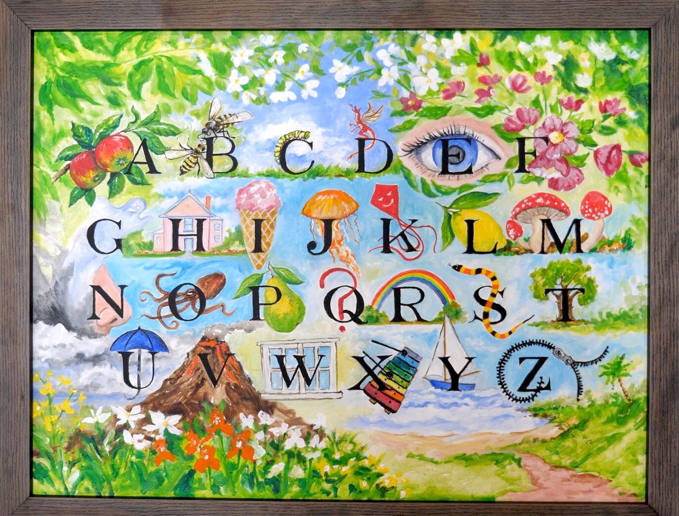 In learning to paint, Simon Rigg focused on what he…