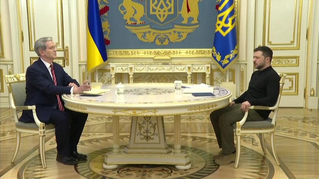 Ukrainian President and US Treasury Secretary hold meeting in Kyiv - ABC News