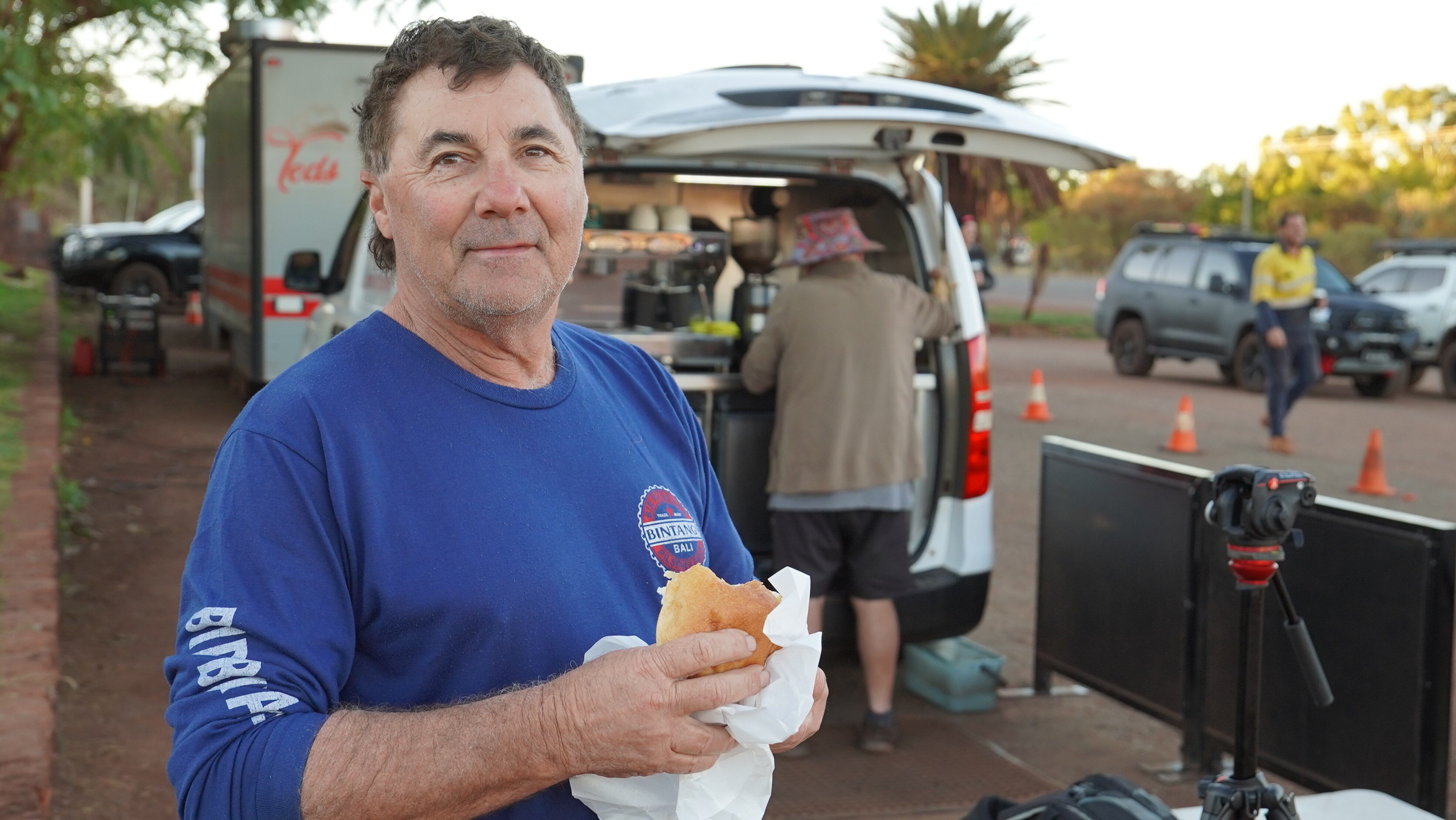 Ted Blakeley and his coffee van are Tom Price favourites - ABC News