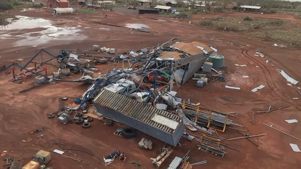 Cyclone Ilsa unleashed damaging winds and rain on Pardoo. - ABC News