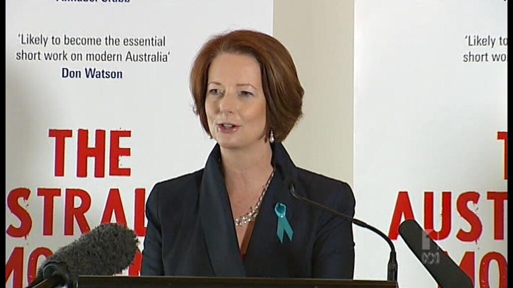 Gillard attends book launch - ABC News