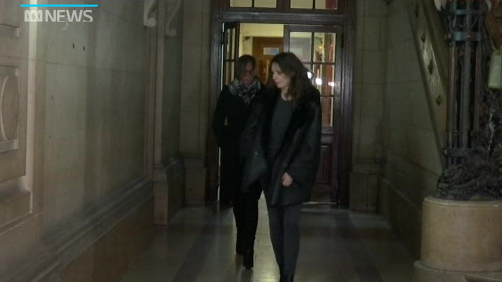 Emily Spanton arrives in court for sentencing hearing - ABC News