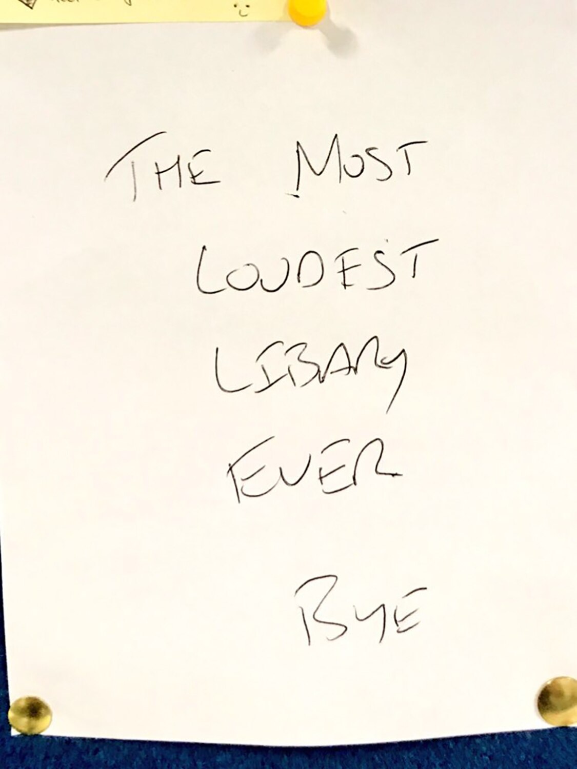 'The most loudest library ever': Booklover goes the way of shushing ...