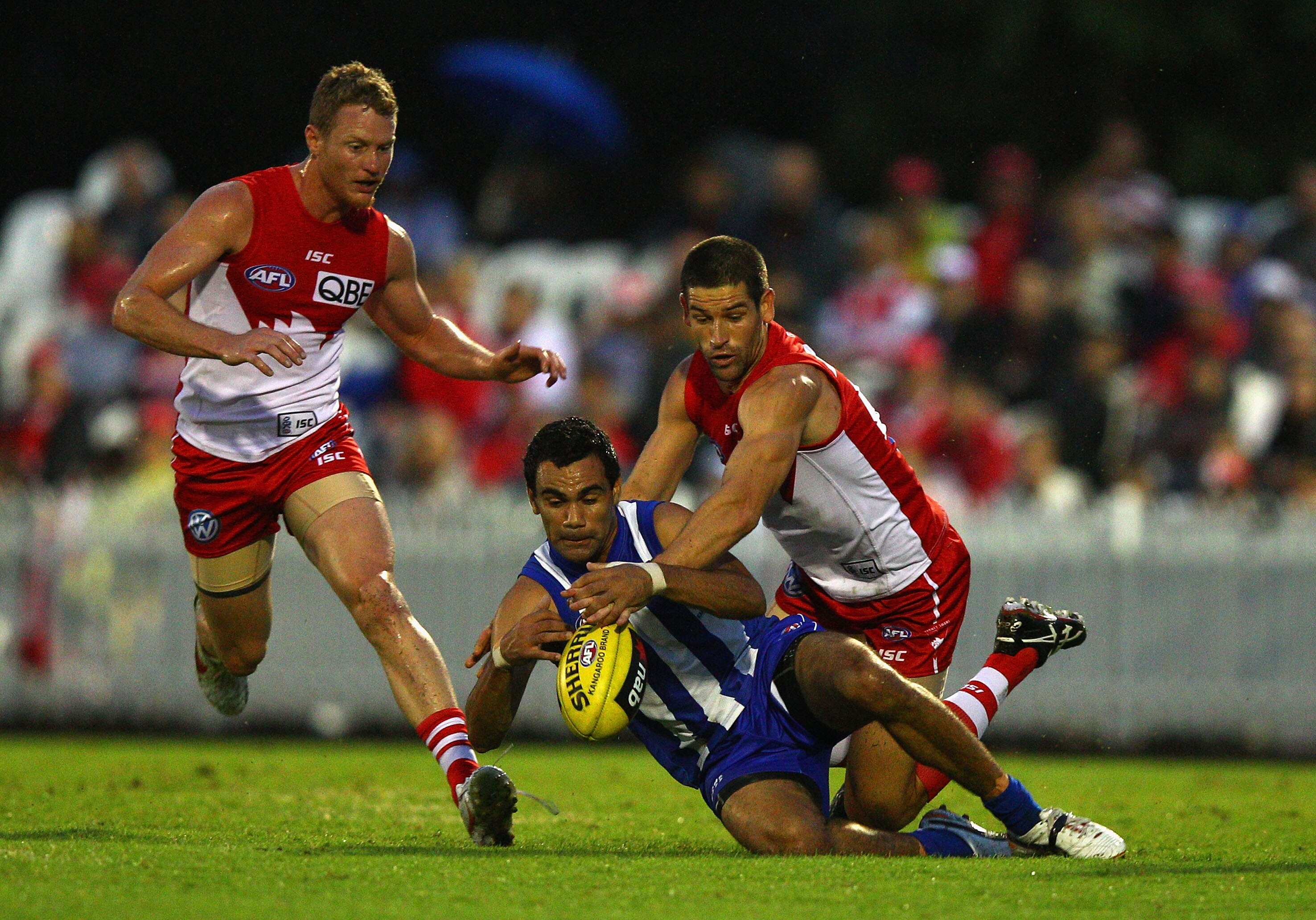 Slide tackles targeted by AFL - ABC News